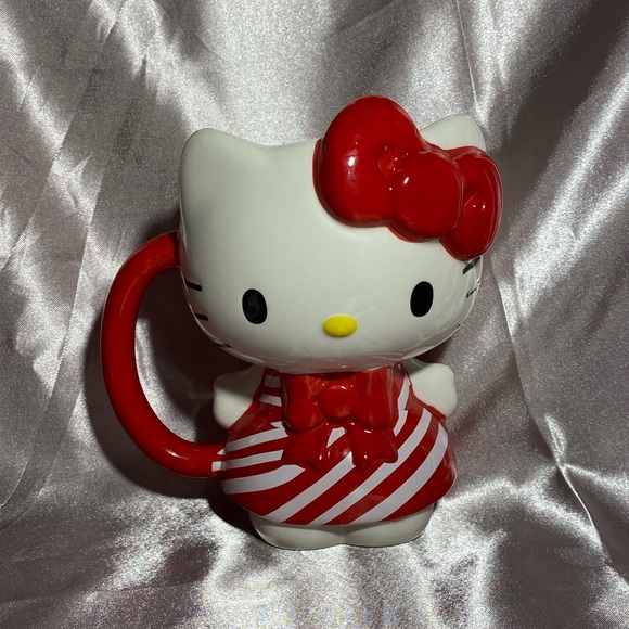 Hello Kitty | Kitchen | Hello Kitty Candy Cane Full Body Mug | Poshmark